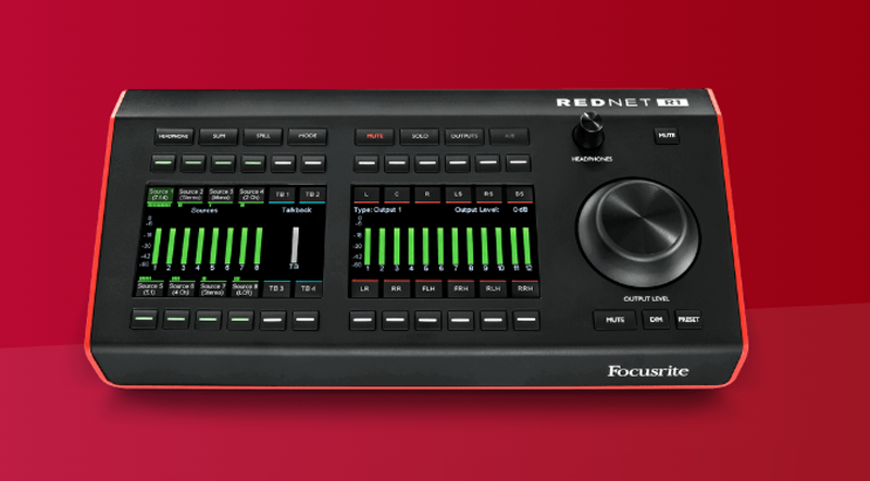Focusrite RedNet R1桌面控制器专为音频专业人士量身定制 - 新闻 - 传新科技有限公司